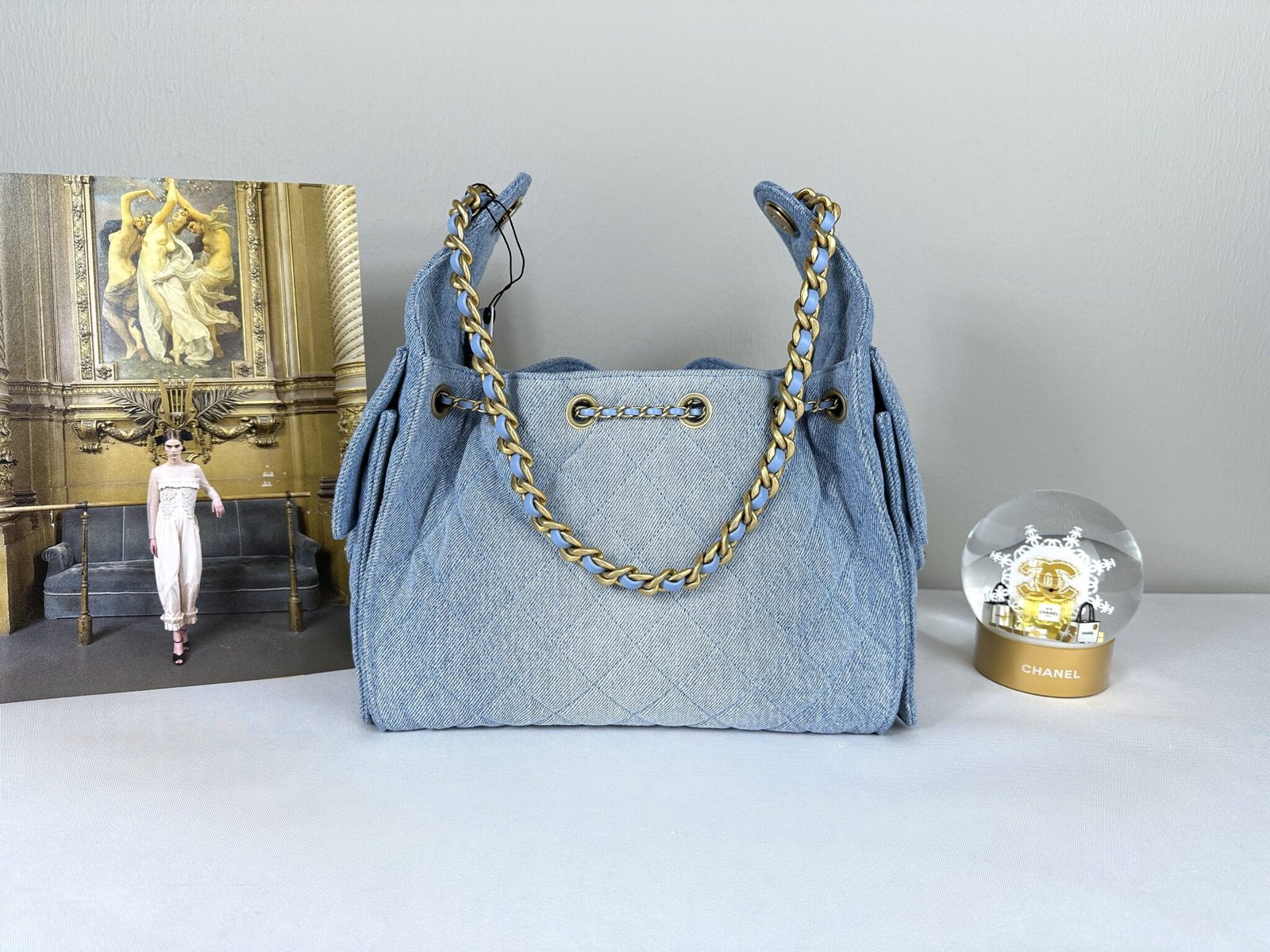 Chanel 25S Light Blue Denim Small 25 Bag – Orchmelia